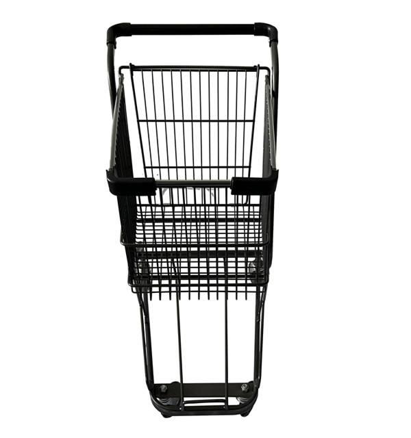 High Quality Double Metal Basket Shopping Trolley for Supermarket ...