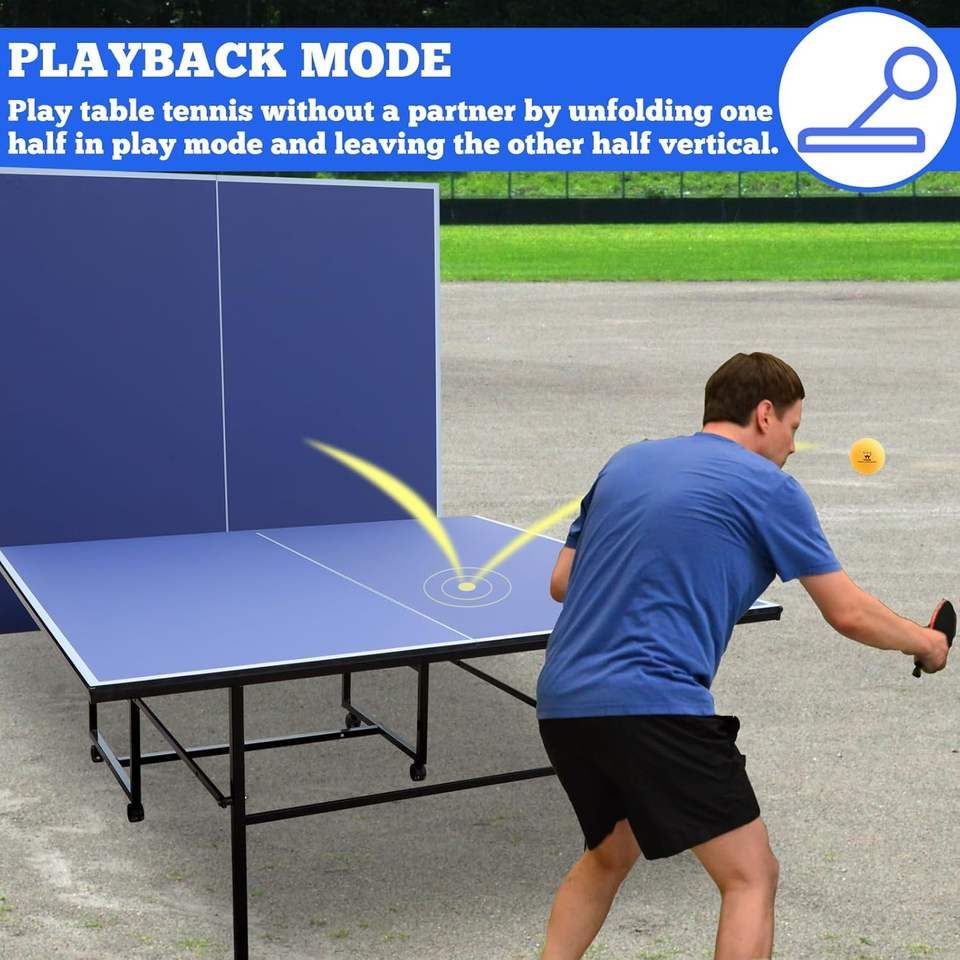 IUNNDSモダン屋内ポータブル卓球テーブル折りたたみ式スチール & MDF素材PPホイール付きスポーツ卓球セット| Alibaba.com