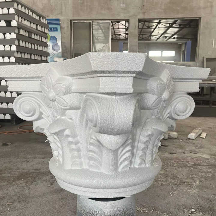 European Style GRG Gypsum Roman Pillar Columns Hollow Column for Indoor ...