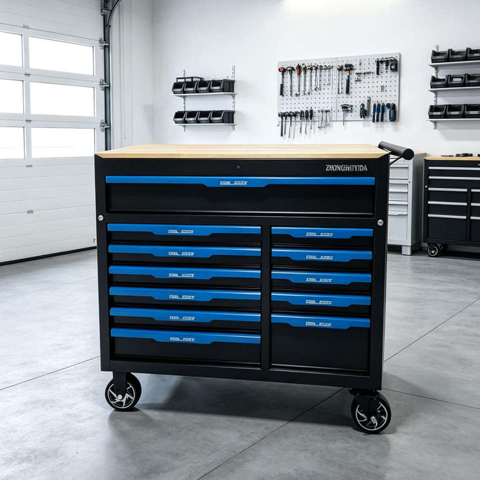 Customizable Professional 12 Drawer Tool Cabinet with Tools Set EVA ...