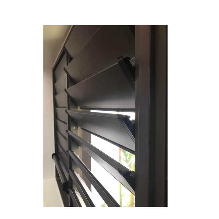 2024 Open Louver Double Glaze Aluminum Louver Window Fixed Glass ...