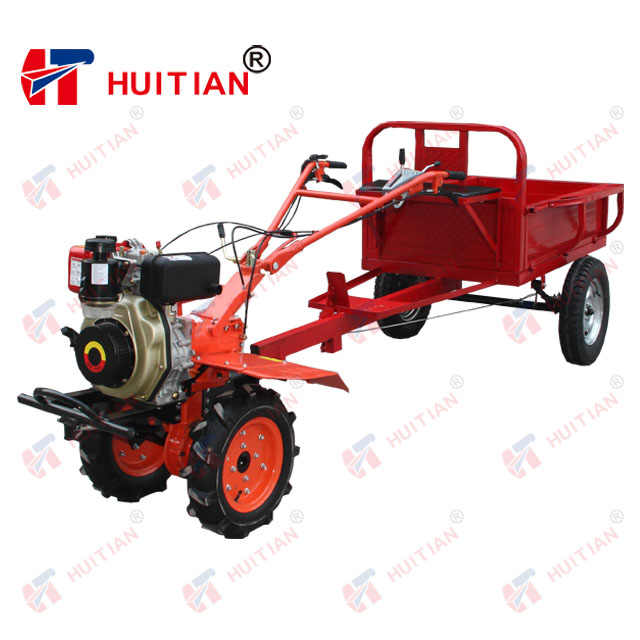 Hand Tractor Trailer with Seat - Efficient Agricultural Tool