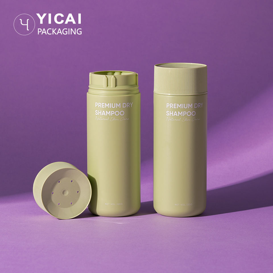 Plastic Bottle with Sifter and Cap Dry Powder Dispenser Bottle 120g ...