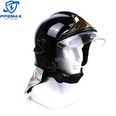 Safety Helmets Emergency Rescue Fire Safety Helmet with Headlight and ...