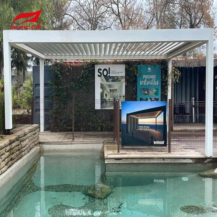 Pergolas and Gazebos Outdoor Pavilion Garden Buildings Retractable ...