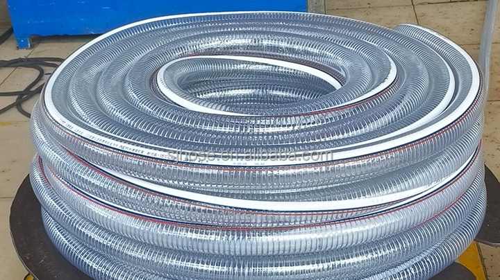 1 Inch PVC Flexible Hose with Steel Wire Spiral for Water