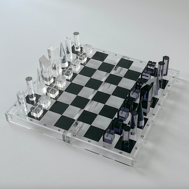 Luxury Lucite Chess Set - Wholesale & Custom Acrylic Games