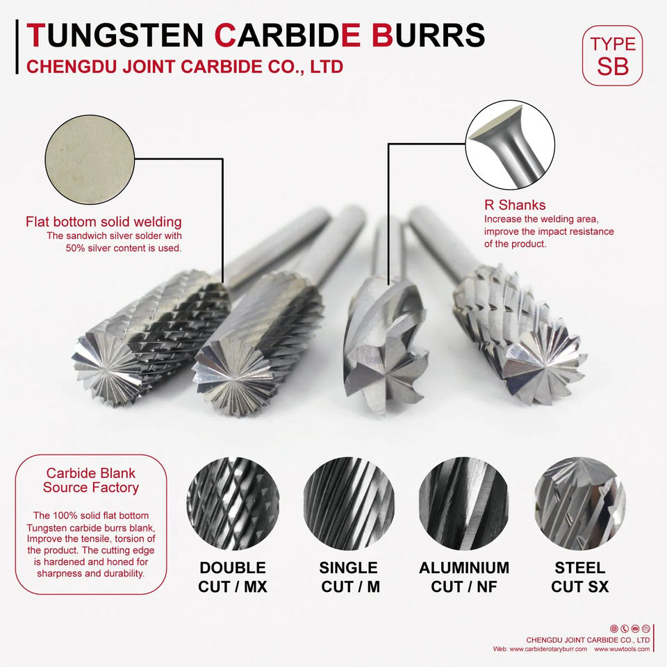 MSU Type-C Tungsten Carbide Rotary Burs Carbide Setting Burrs Solid ...