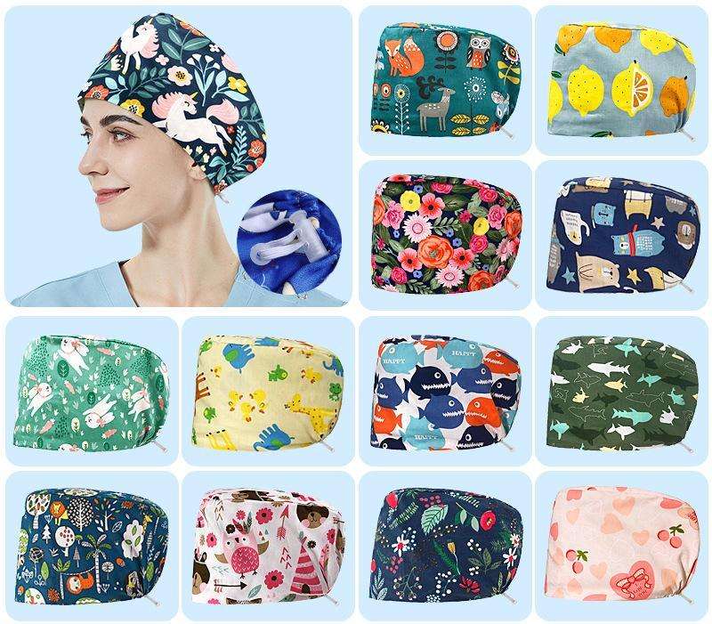 Nursing Surgical Hat Nursing Hat for Doctors Cotton Medical Caps ...