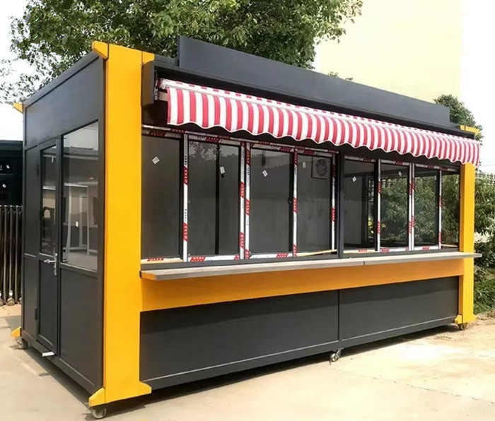 Portable Mobile Canteen - Demountable Fiberglass Kiosk
