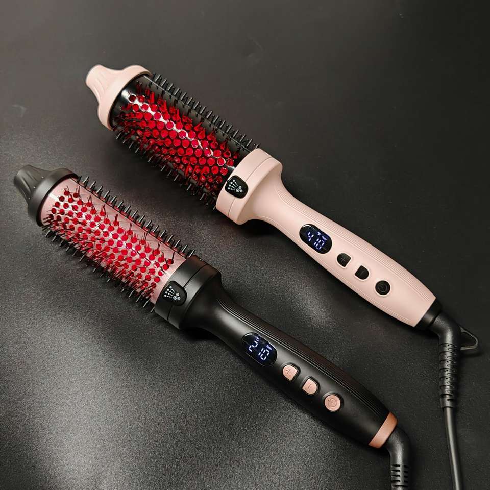 1.5 Inch Custom Thermal Brush Millions Plasma Heated Curler Brush ...