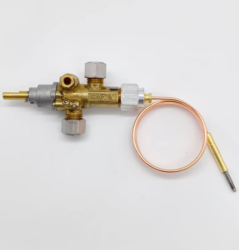 Brass Gas Safety Valve with Thermocouple Flame Failure Protection for ...