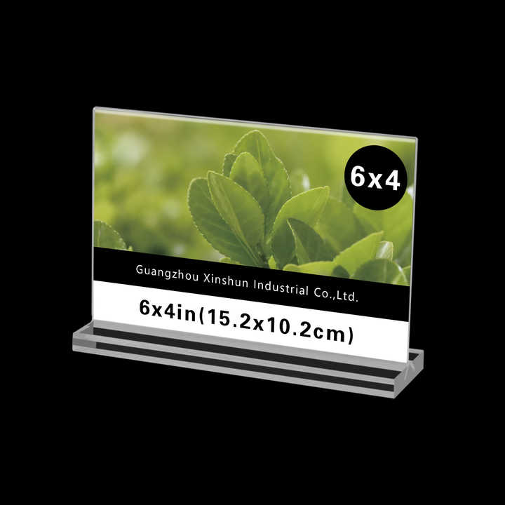 Plastic Display Stand Conference Room Desktop Name Acrylic Standing ...