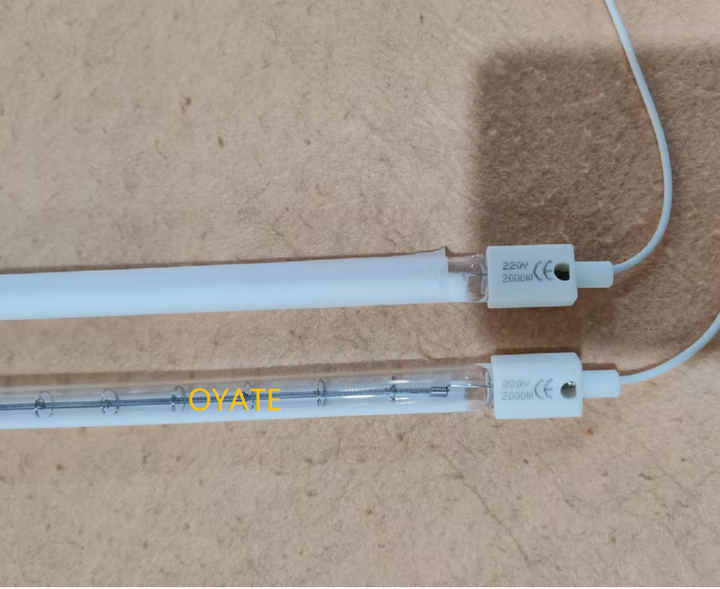 598mm 400v 2500w Ir Quartz Heating Tube Halogen Infrared Heater Lamps ...