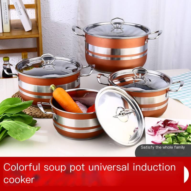 SHOPEE 8-Piece Stainless Steel Contemporary Healthy Lightweight ...