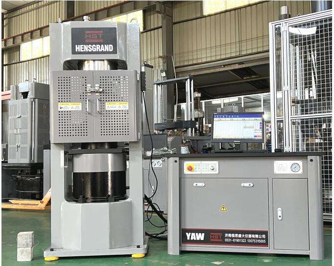 YAW-5000DH 5000kN 500t Computer Servo Control Concrete Block ...