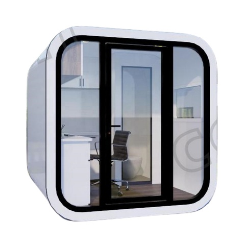 Sunroom Movable Prefab Houses - Working Pod with Vision Glass