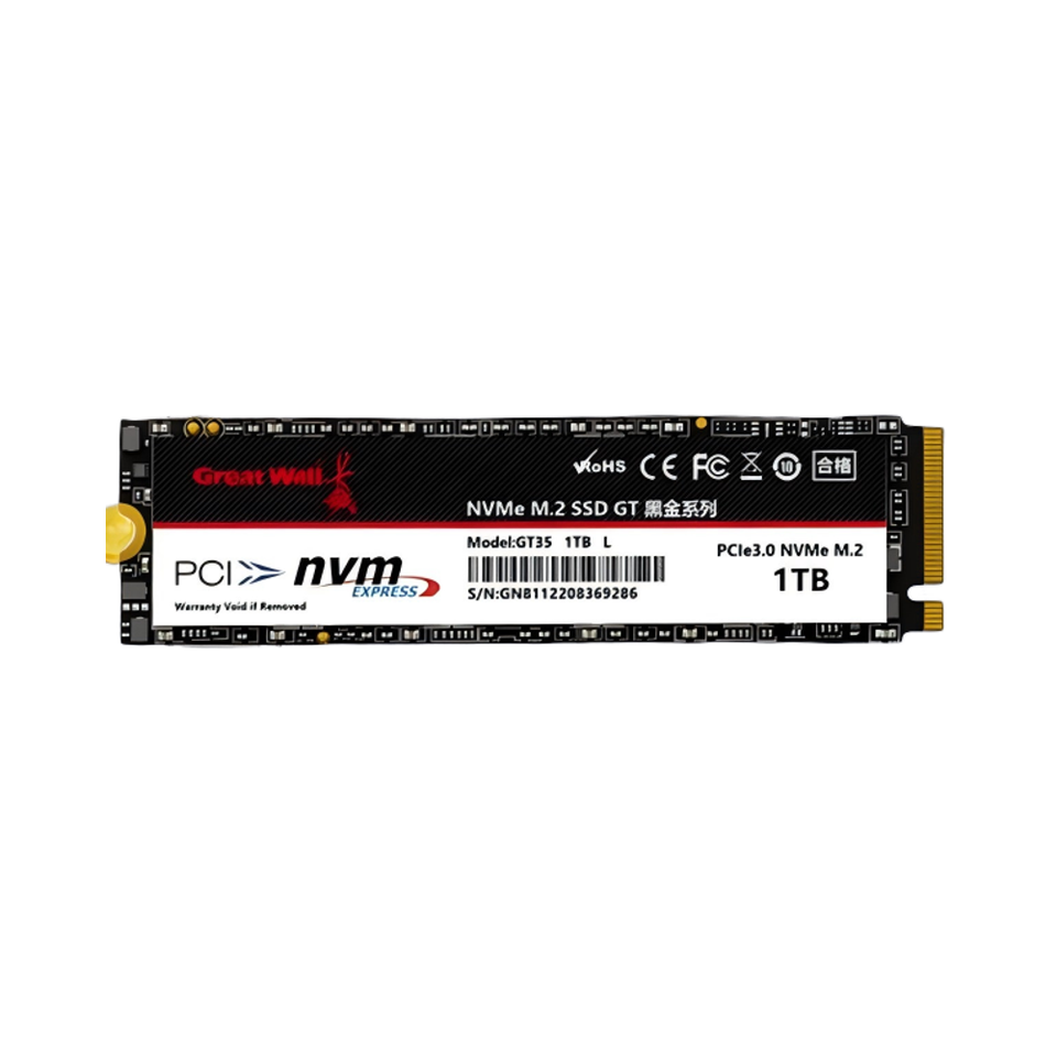 High-speed Great Wall TLC Chips Nvme M.2 Ssds for Desktop
