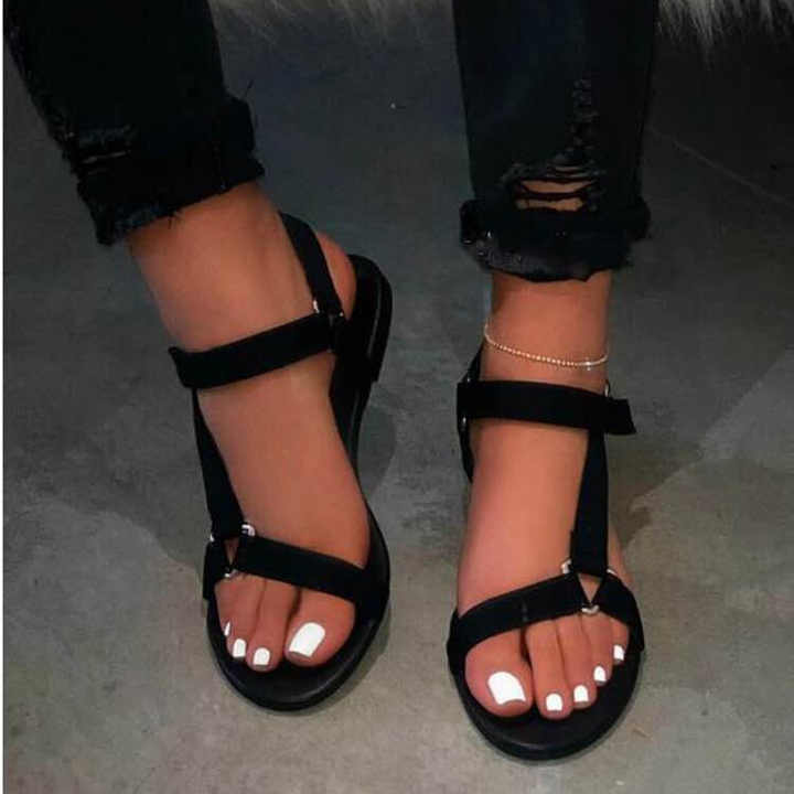 High Quality Women Shoes Sandals Ladies Modern Stylish Flat Sandals for ...