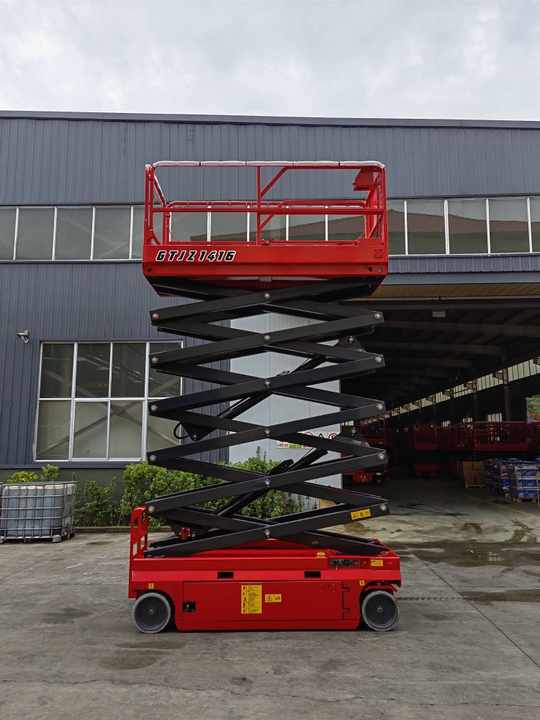 New 6m 8m Crawler Self Propelled Scissor Lift Track Type Scissor Lift for Sale Aerial Scissor ...