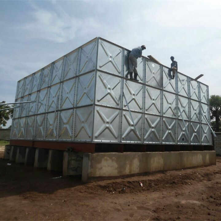3000 gallon Hot galvanized steel modular Panel water storage tank ...