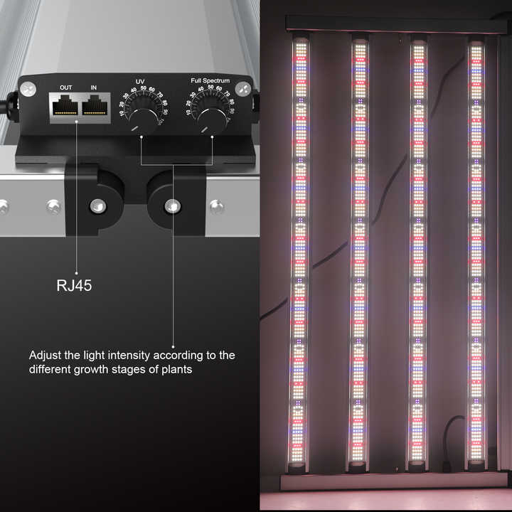 For IP65 Waterproof Full Spectrum Aluminum LED Grow Light Strips 800 ...