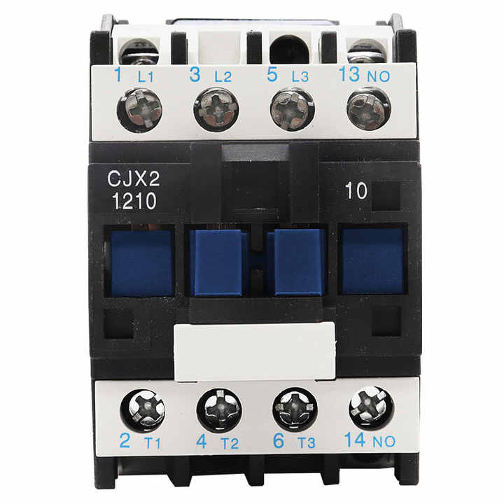 Three Phase Contactor CJX2-1210 3P 12A AC Contactor Voltage 380V 220V ...