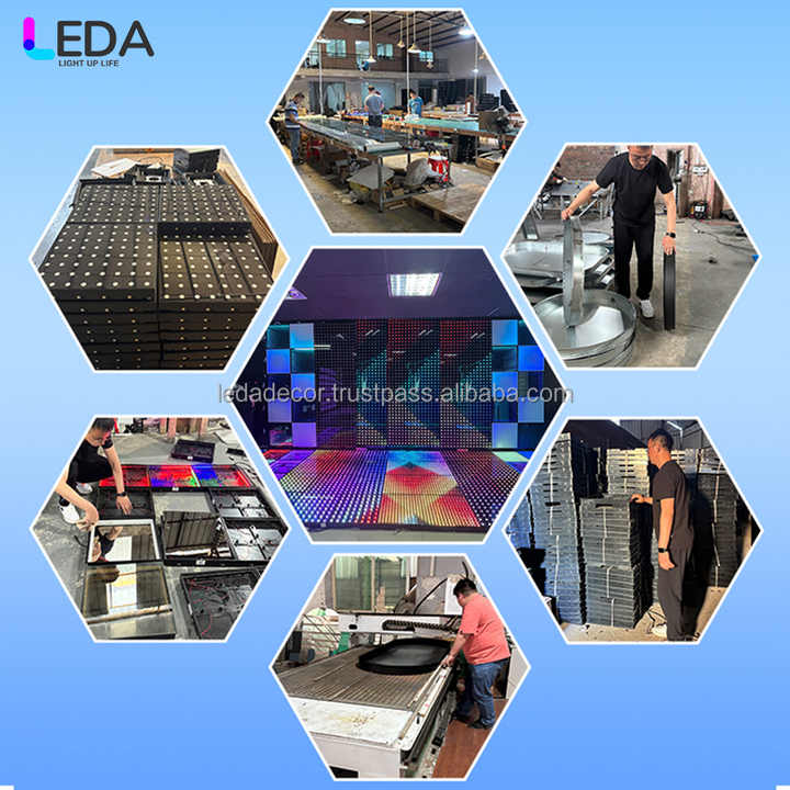 LEDA Luxurious Color LED Wedding Stage Decoration Dance Floor Stage ...