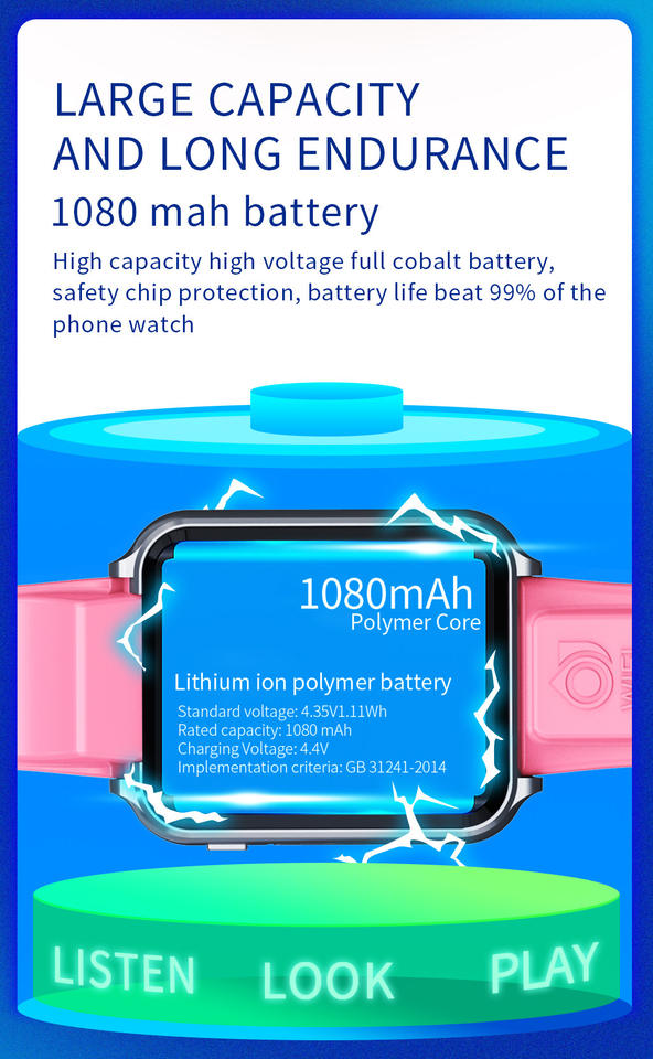 W50 PRO Kids Smart Watch GPS Tracker IOS 4G Fitness Tracker Calendar ...