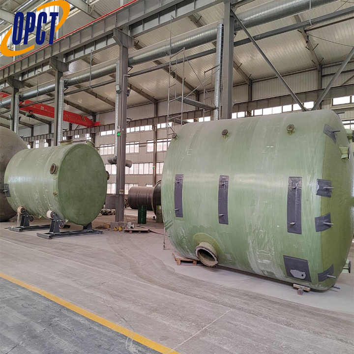 Large Industrial FRP Storage Tank Fiberglass Products Pressure Vessel ...