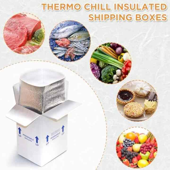 Frozen Food Cold Chain Insulated Shipping Carton Thermal Cardboard ...