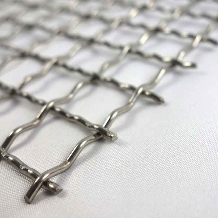 3x3 Mm Crimped Stainless Steel Wire Mesh Metal Mesh with Woven Technique for Cutting Welding ...