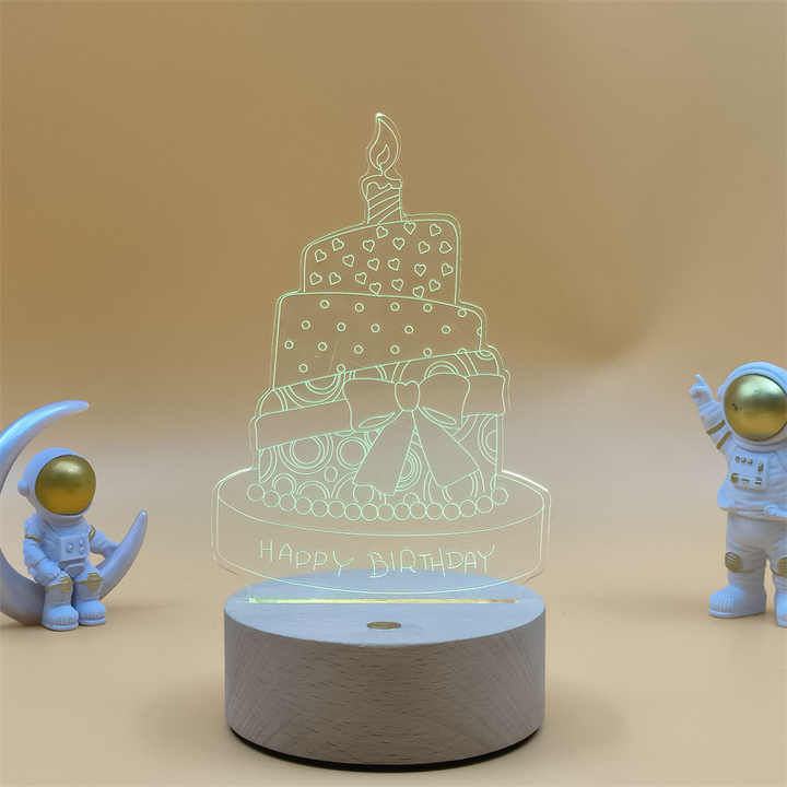 Lovely Funny Decor Light 3D Lamp Table Lamps LED Desk Table Lamps Toys ...