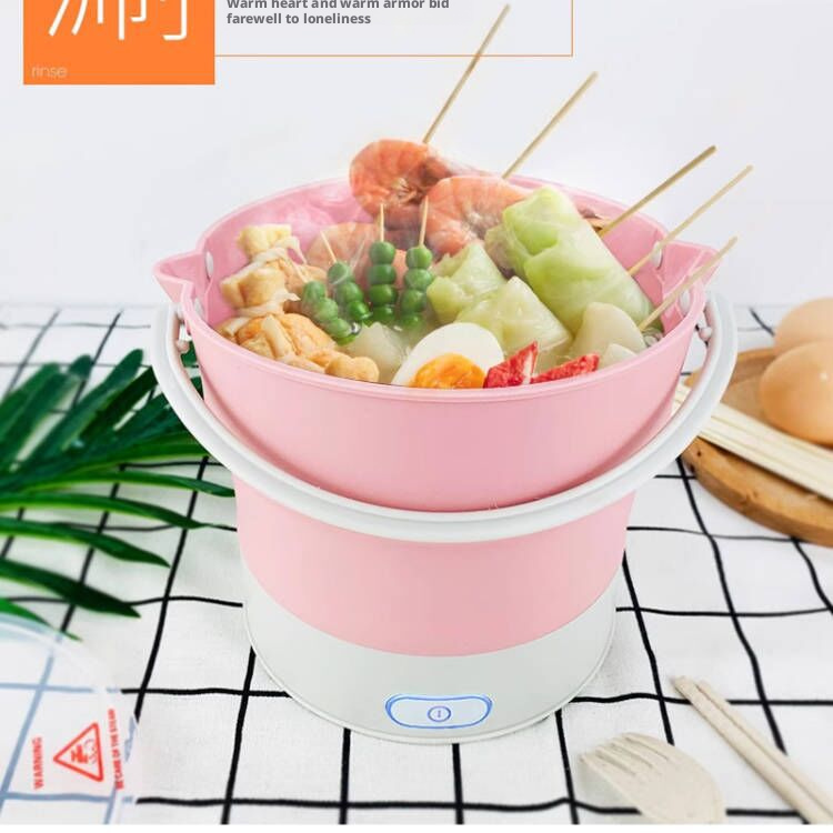 Multifunctional Silicone Folding Electric Kettle Skillet Home Car Hotel ...