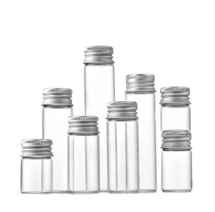 Clear Tubular Glass Vial Storage Sample Liquid Bottle 5ml 8ml 10ml 15ml 20ml 25ml 30ml ...