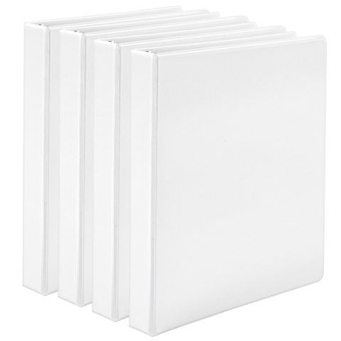 Personalized White Pvc Hardcover Office Paper Storage File Document ...