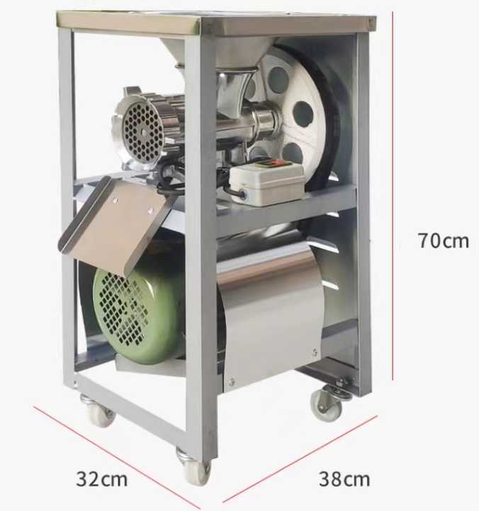 Chicken Bone Fish Electric Meat Crusher Machine - 100-180KG/H
