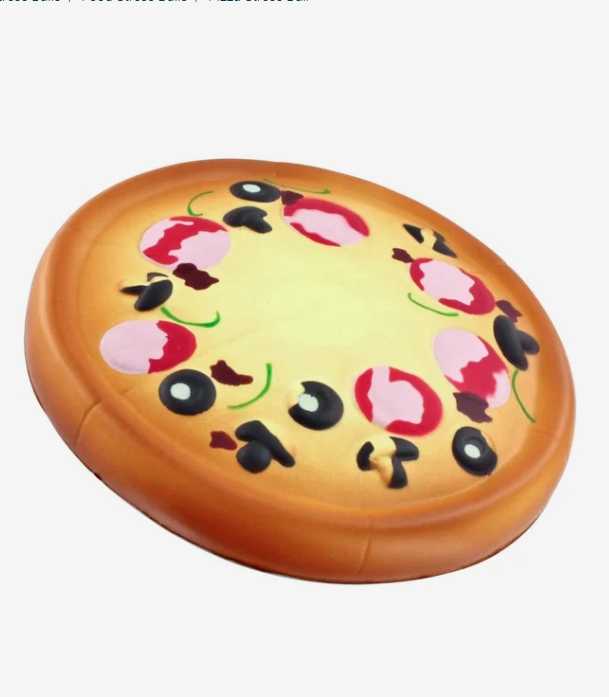 Customized Logo PU Foam Promotional Pizza Stress Balls Pizza Shape ...