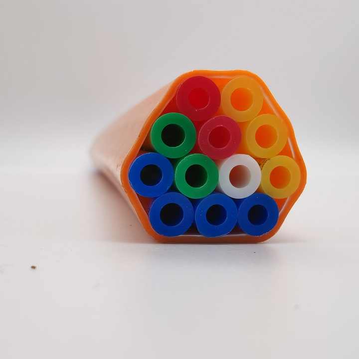 HDPE Microduct Bundle 7 Ways Direct Bury for FTTX