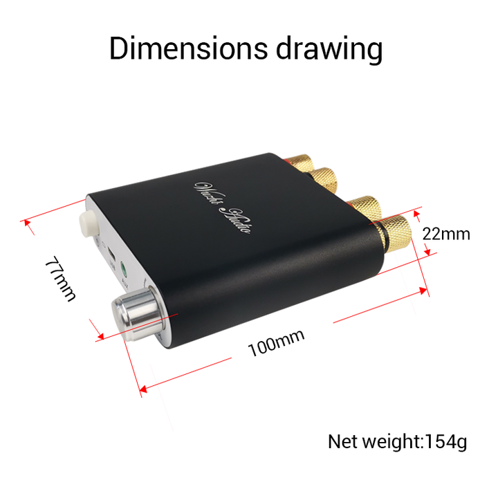 WUZHI AUDIO ZK-1002D HIFI 100W+100W Speaker Audio Amplifier Board ...