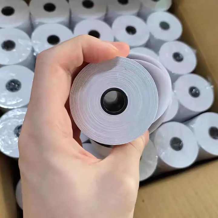 57x50mm 100 Roll Thermal Paper Rolls POS Receipt Cashier Paper Rolls ...