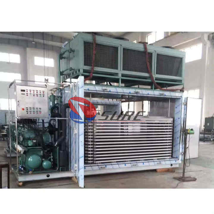 Customized Horizontal Plate Freezer Shrimp Fish Refrigeration Aluminum ...