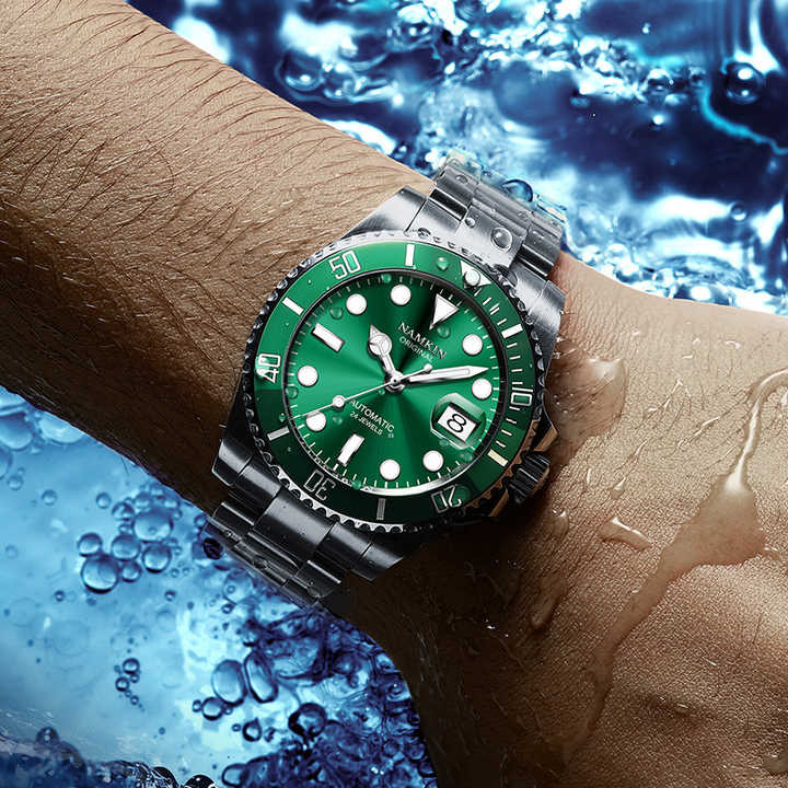 Customized 9909 Men's Simple Style Mechanical Watch Stainless Steel ...