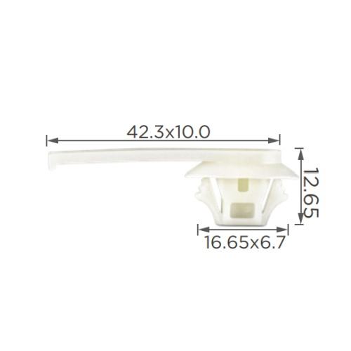 0ZA104 High Performance Universal Auto Fastener Clip Car Accessories ...