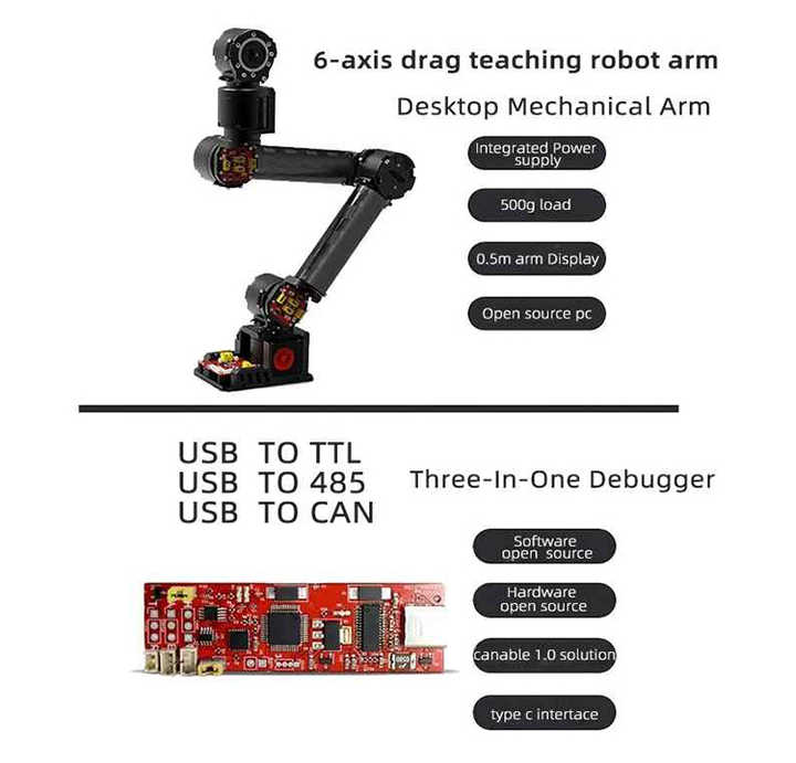 Faradyi 6-Axis Industrial Robotic Arm - Precision & Flexibility