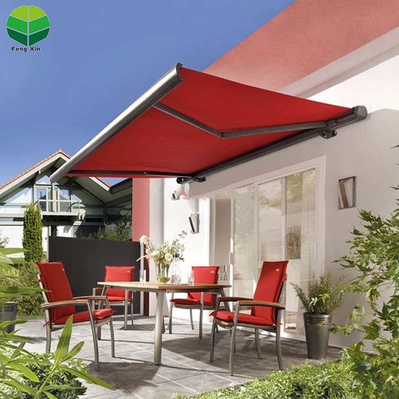 Retractable Awning Canvas Canopy Free Stand - Durable & Stylish