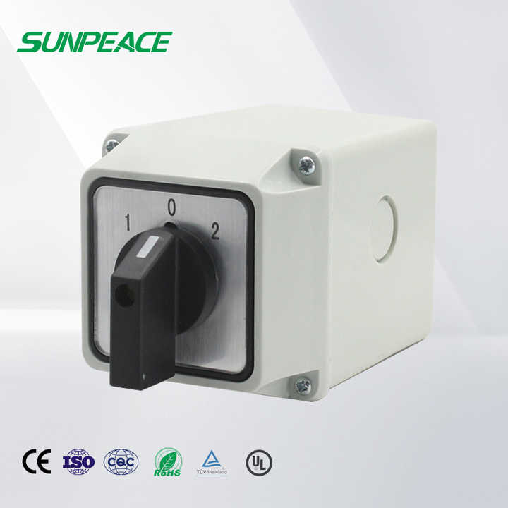LW26 Waterproof 440V DC 240V Flameproof Rotary Cam Selector Changeover ...