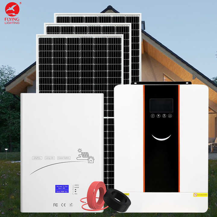 Factory Wholesale 10kw Solar Power System 3kw 5kw 10kw 20kw 30kw 50kw 100kw Hybrid Solar System ...