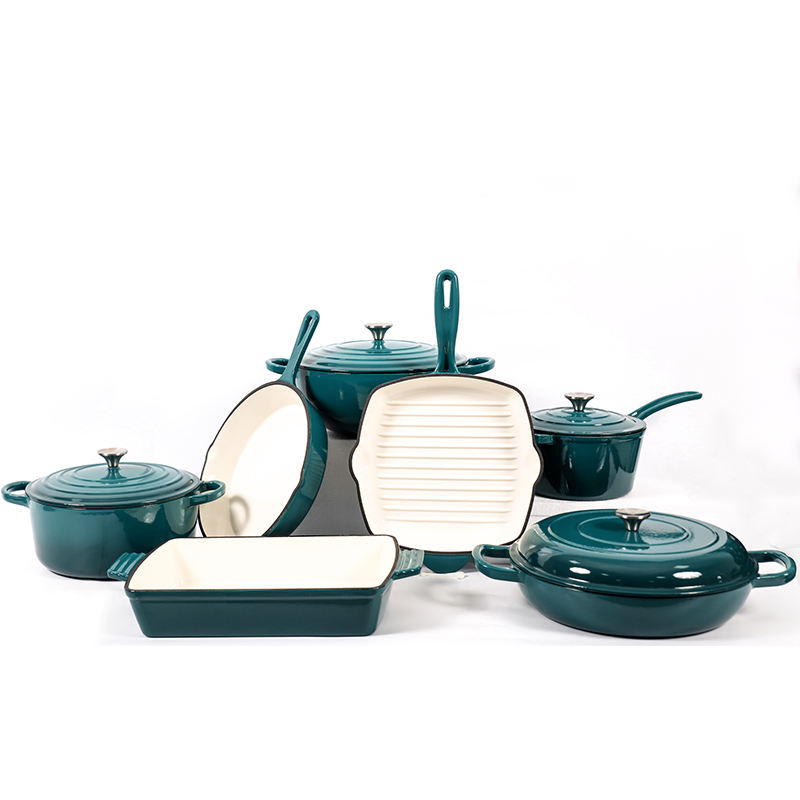 Customizable Minimalist Metal Kitchen Enameled Cast Iron Dutch Oven ...