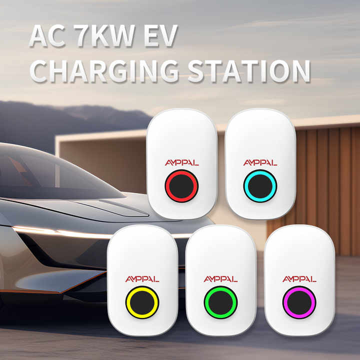 Amppal 7KW Charger Commercial Fast Wallbox Type Power Electric Ev ...